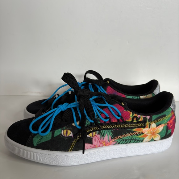 Puma | Shoes | New Puma Suede Papered Mens Sneakerscolor Black Green ...